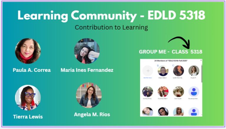 Contribution to Learning – EDLD 5318: Instructional Design for Online ...